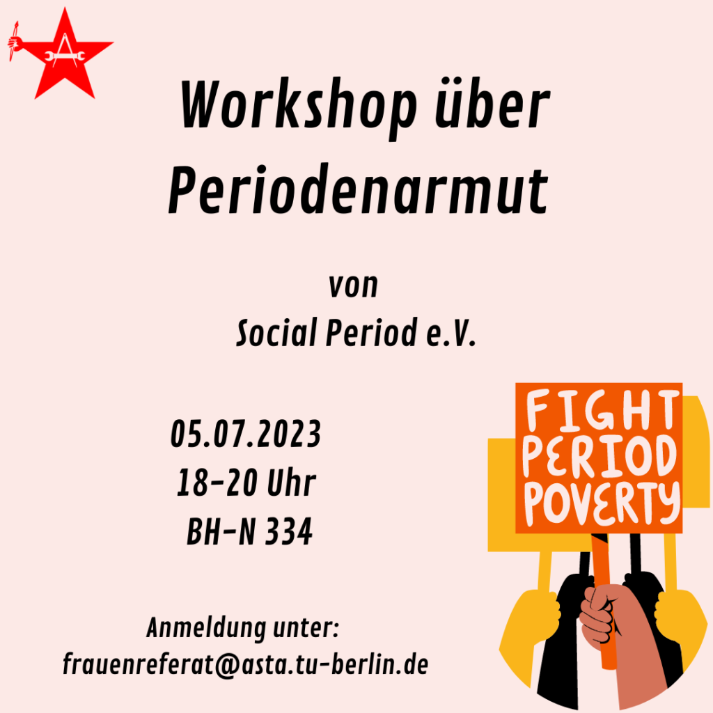 Free menstrual products at TU – AStA TU Berlin